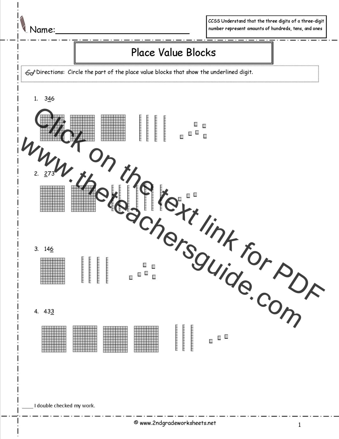 2.Nbt.1 Place Value Worksheets - PlaceValueWorksheet.com