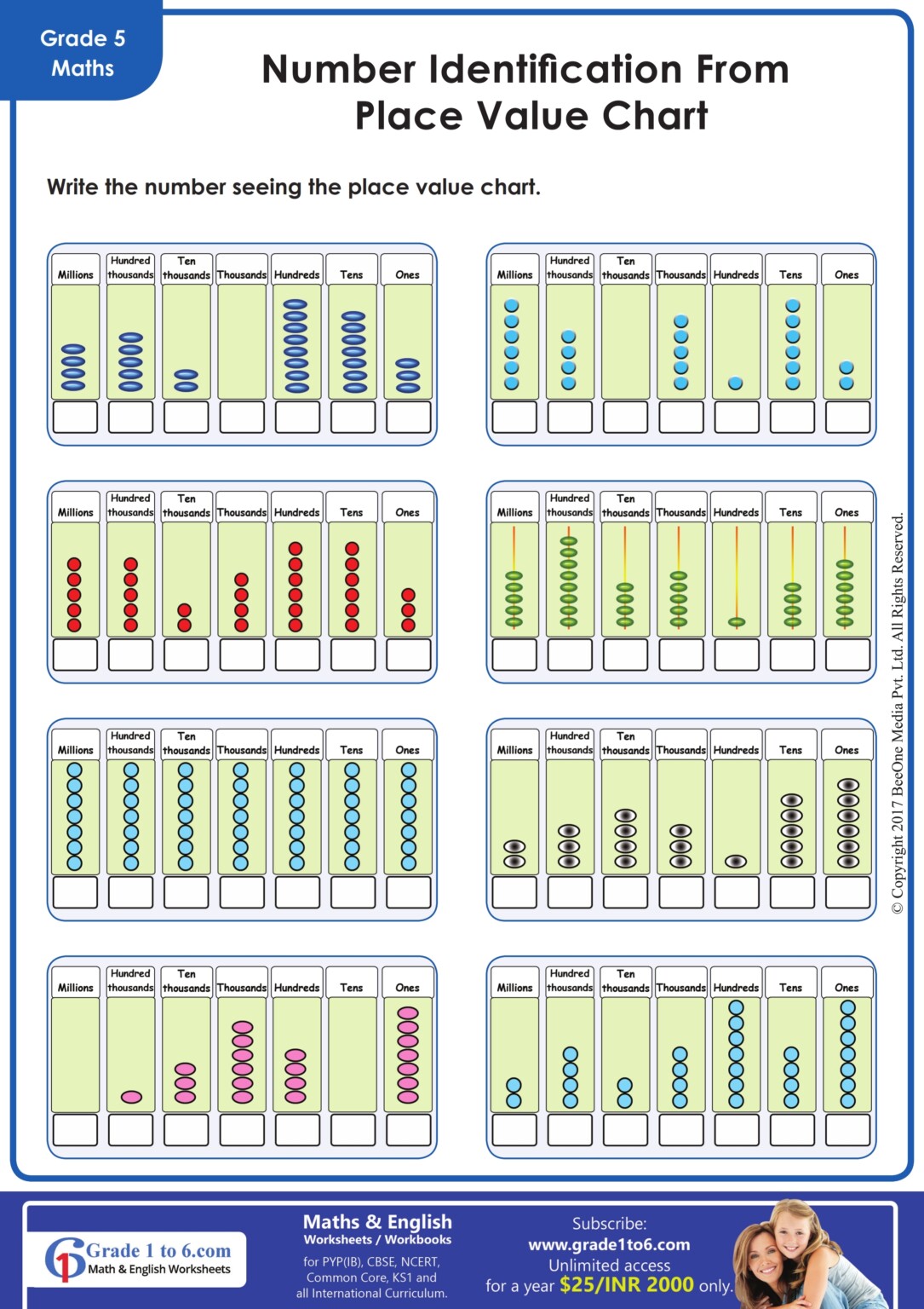 Cbse Class 5 Maths Place Value Worksheets - PlaceValueWorksheet.com